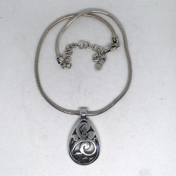 Brighton | Jewelry | Brighton Silver Plate Contempo Necklace | Poshmark